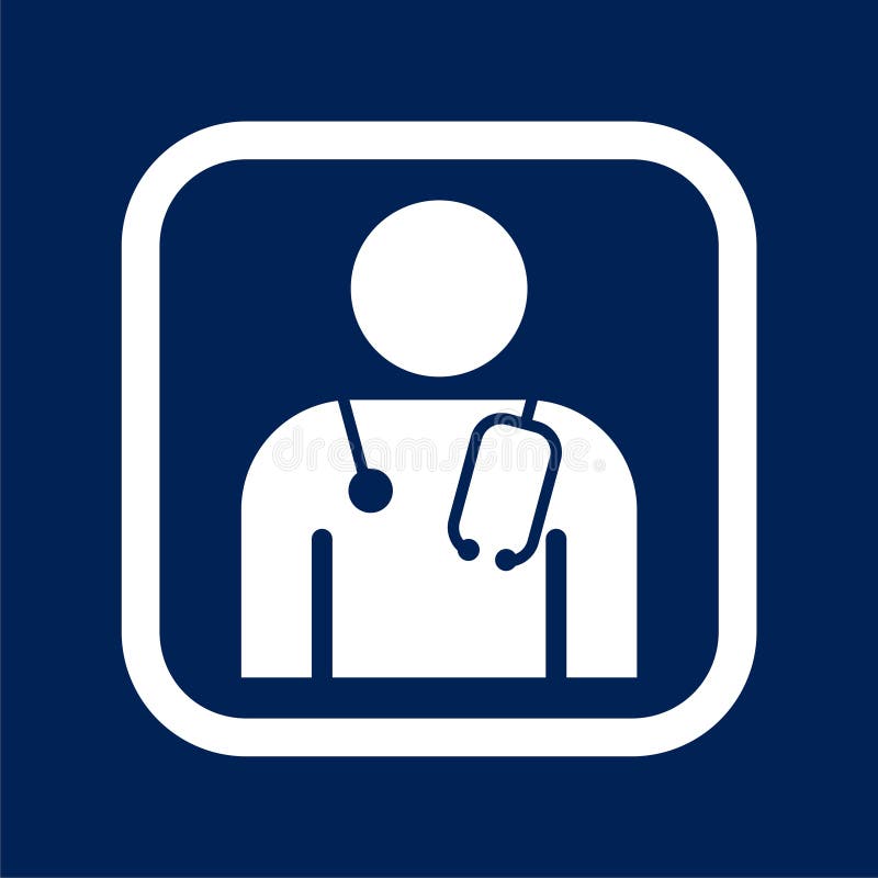 Doctor icon stock illustration. Illustration of face - 161674631