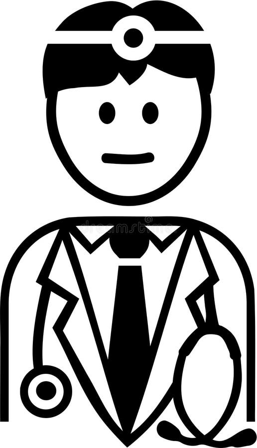 Doctor Icon vector stock vector. Illustration of occupation - 107097168