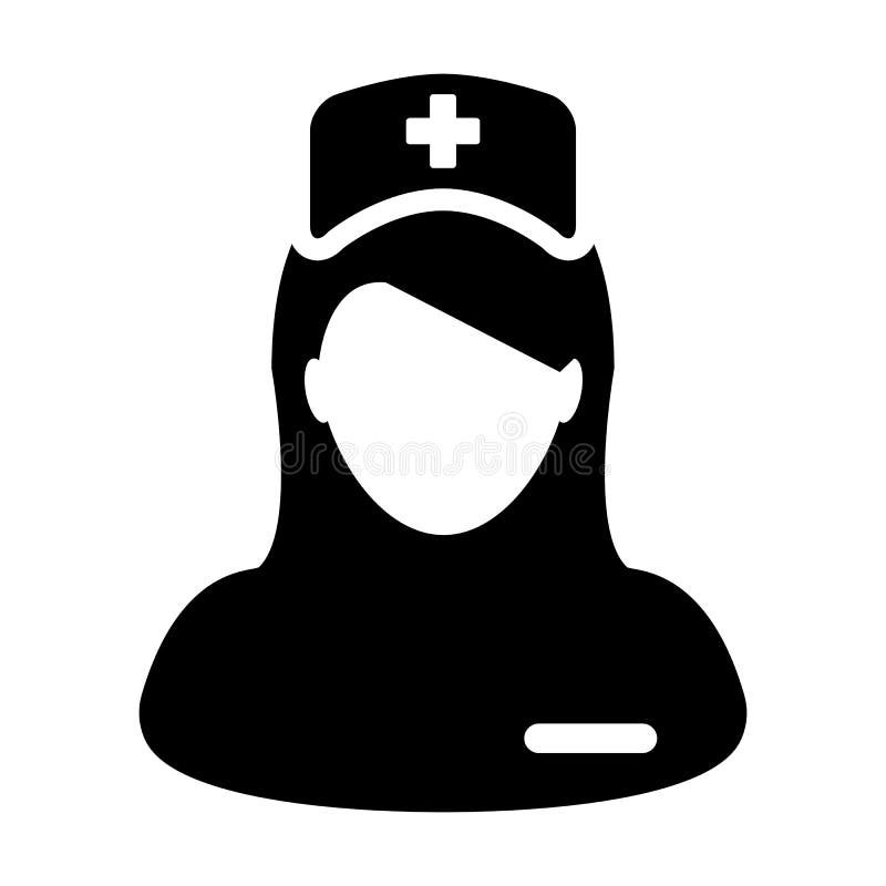 Woman Doctor Icon Vector With Stethoscope Avatar Illustration Stock