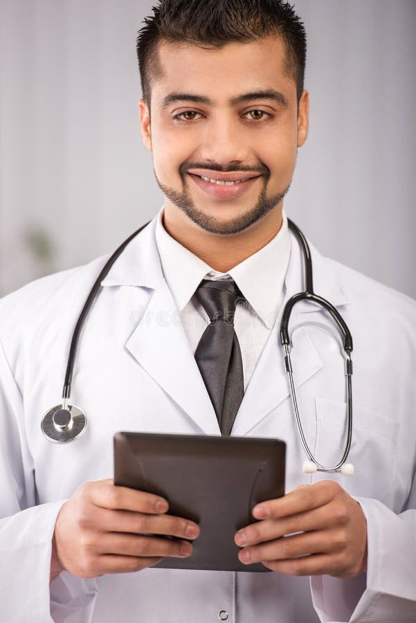 Doctor Indian stock image. Image of smile, healthcare - 38175763