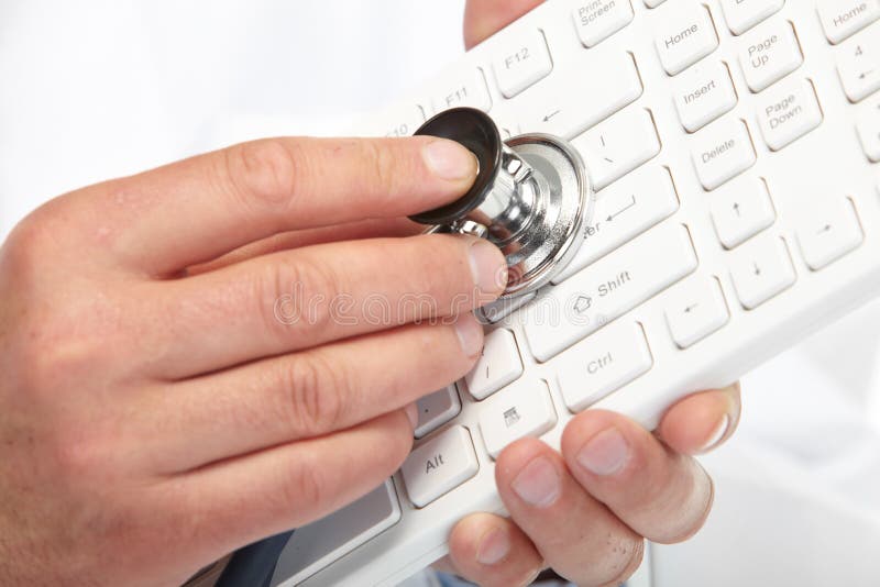 Doctor keyboard stock photo. Image of keyboard, treatment - 93476906