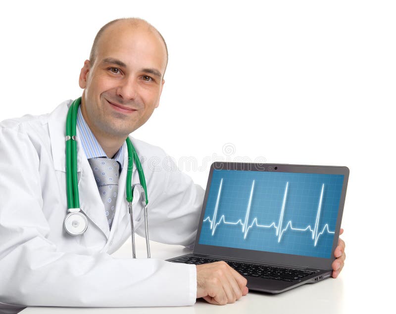 Doctor With Laptop Stock Photography - Image: 32227252