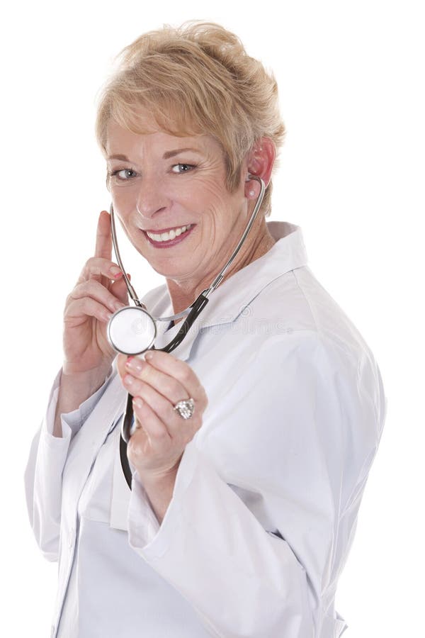 Doctor listening stock image. Image of equipment, nursing - 26677065