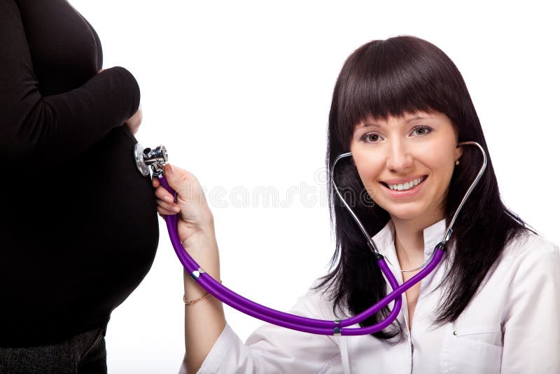 Woman doctor with syringe stock photo. Image of beautiful - 19434974