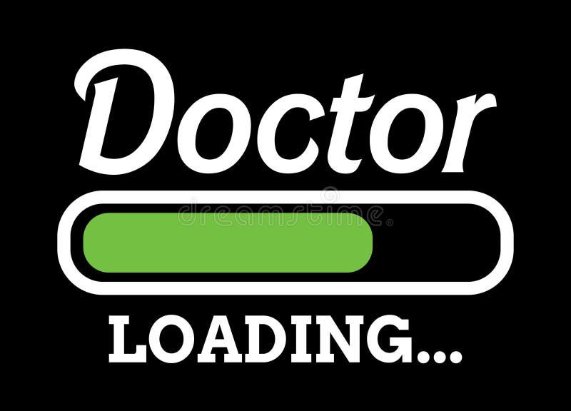 Doctor loading stock vector. Illustration of vector - 315050379