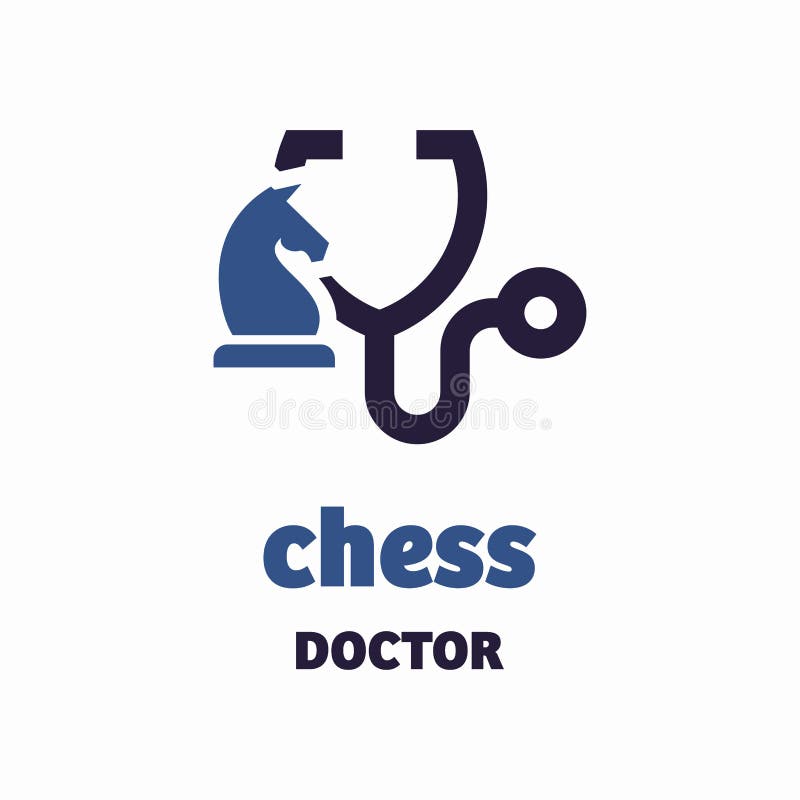 Chess Doctor Logo stock illustration. Illustration of voice - 264596144