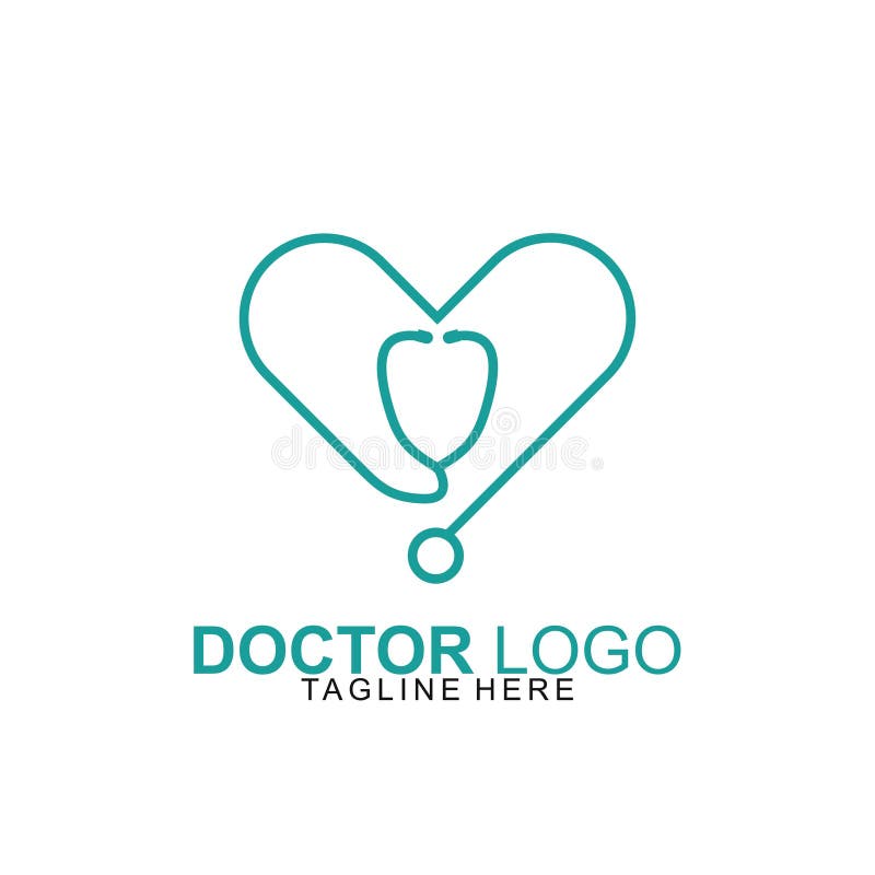 Doctor Logo Template Design Stock Vector - Illustration of icon, green ...