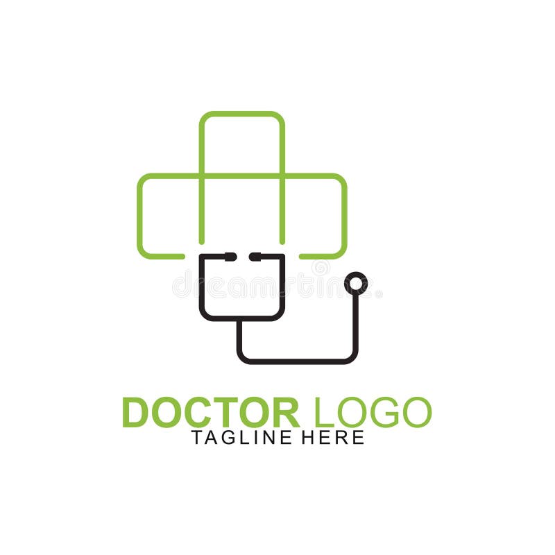 Doctor Logo Template Design Stock Illustration - Illustration of care ...