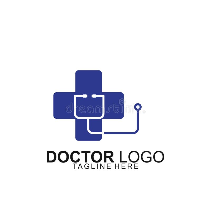 Doctor Logo Template Design Stock Illustration - Illustration of clinic ...