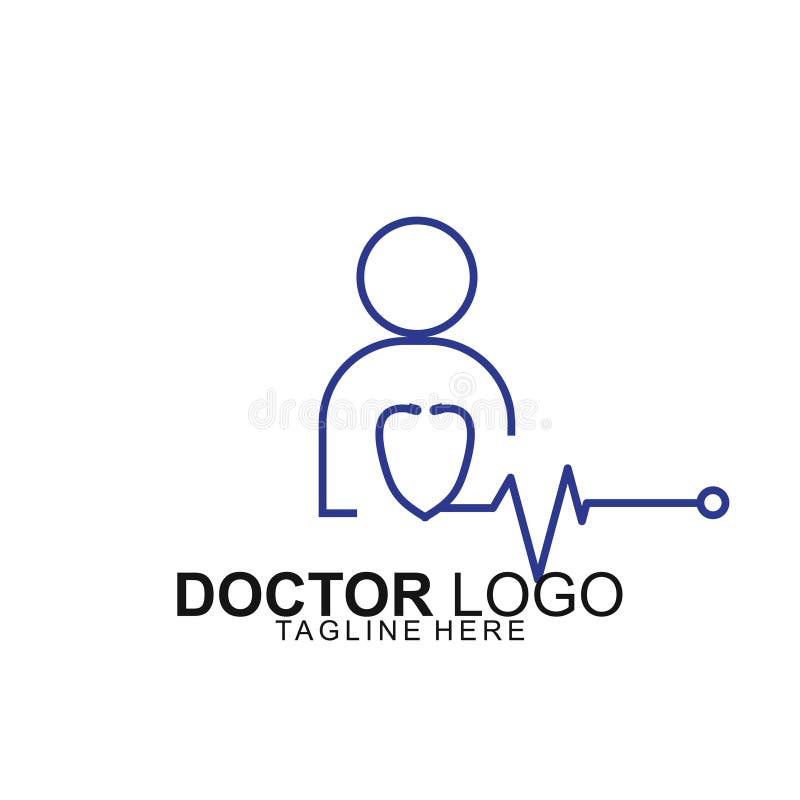 Doctor Logo Template Design Stock Illustration - Illustration of clinic ...