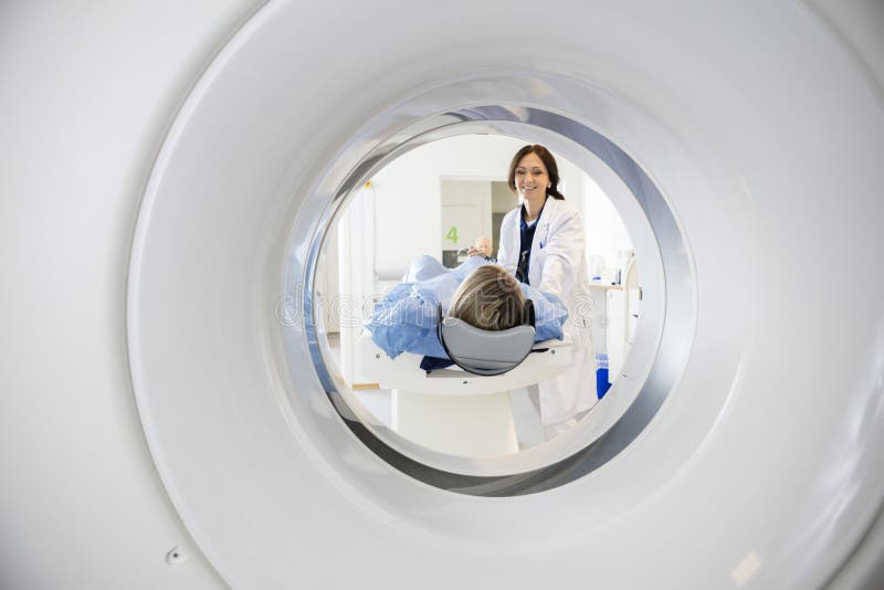 Patient Undergoing Mri Scan at Hospital Stock Image - Image of women ...