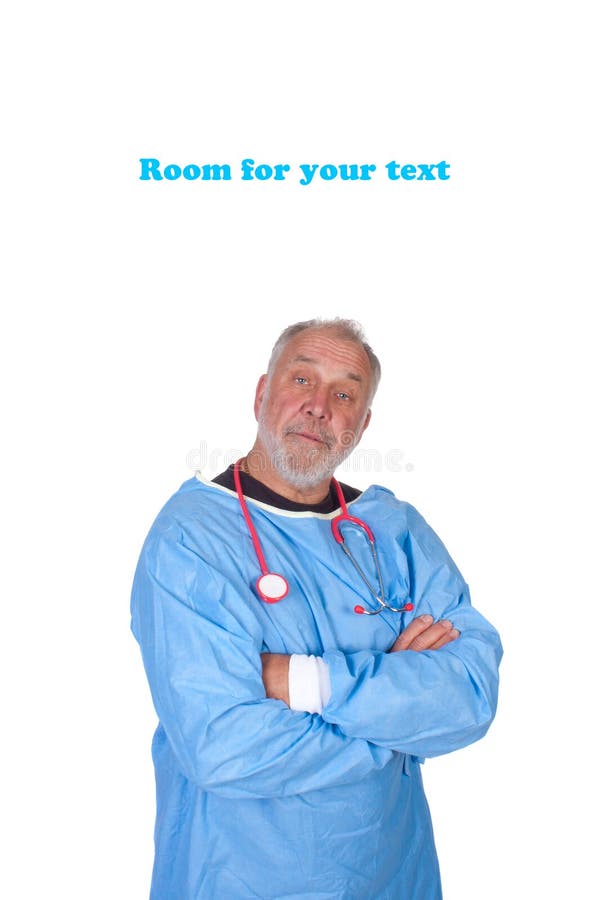 Doctor looking quizzical stock photo. Image of mature - 20928804