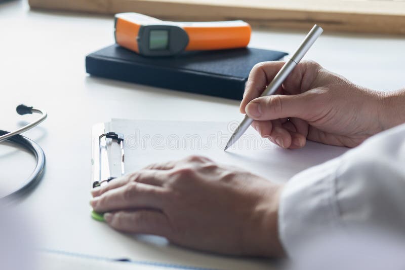 The Doctor Fills a Syringe with Vaccine . Stock Photo - Image of drug ...