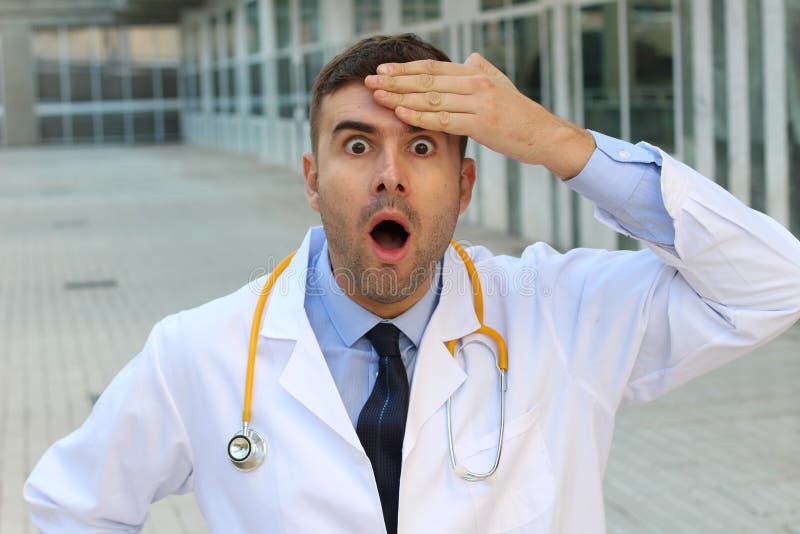 Doctor Making a Serious Mistake Stock Image - Image of adult, care ...