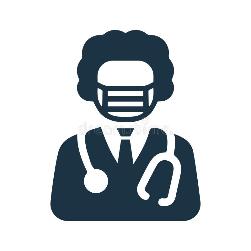 Doctor, Mask Icon. Simple Editable Vector Illustration Stock ...