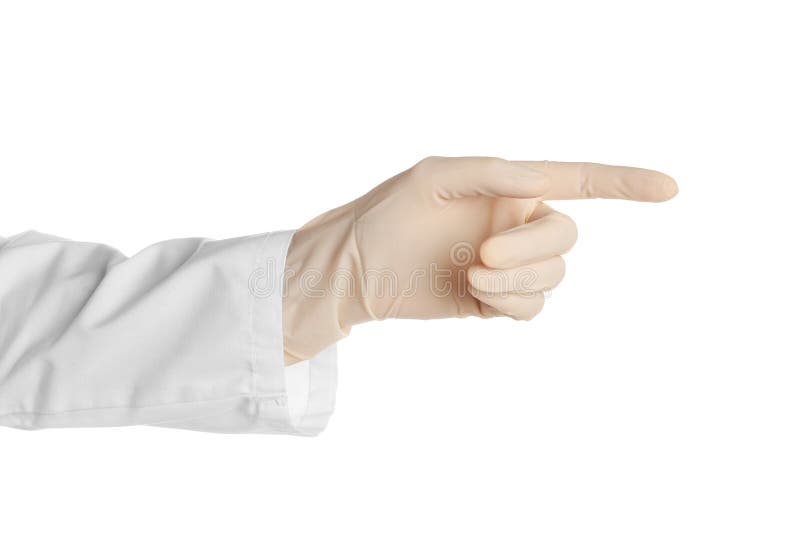 Hand Protective Glove Pointing Finger Stock Photos - Download 244 ...