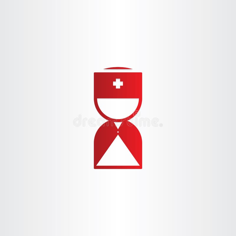 Doctor Medical Man First Aid Red Icon Stock Vector - Illustration of ...