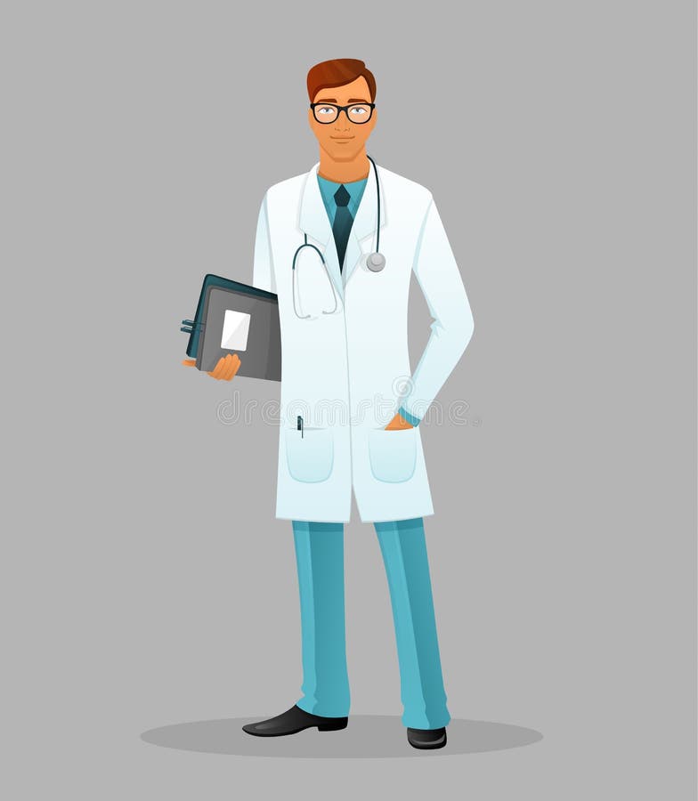 Doctor men stock vector. Illustration of health, medical - 45773806