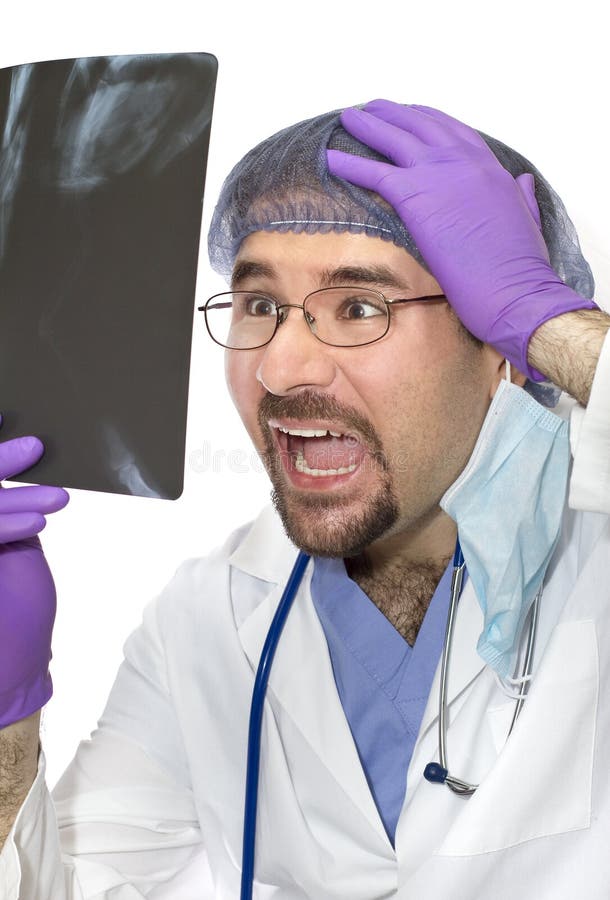 Doctor Mistake stock image. Image of surprised, surgeon - 19135895