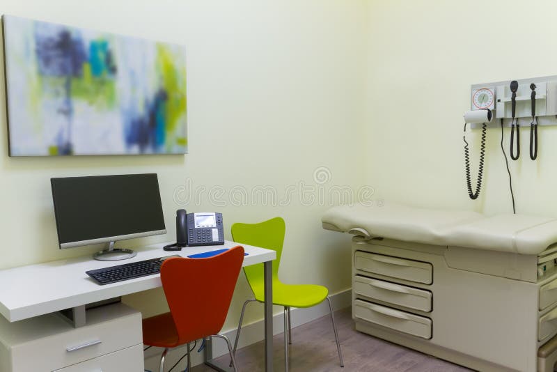 Doctor s Examination Room stock image. Image of room, table - 3922495