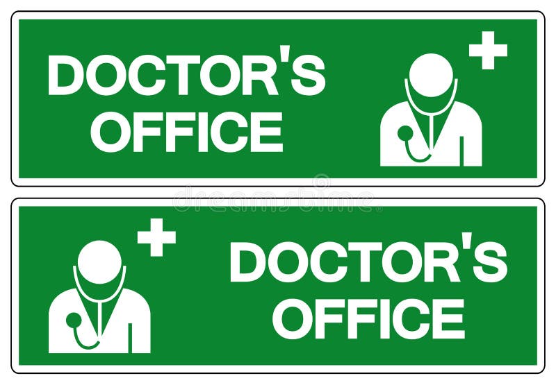 Doctor`Office Symbol Sign, Vector Illustration, Isolate on White ...