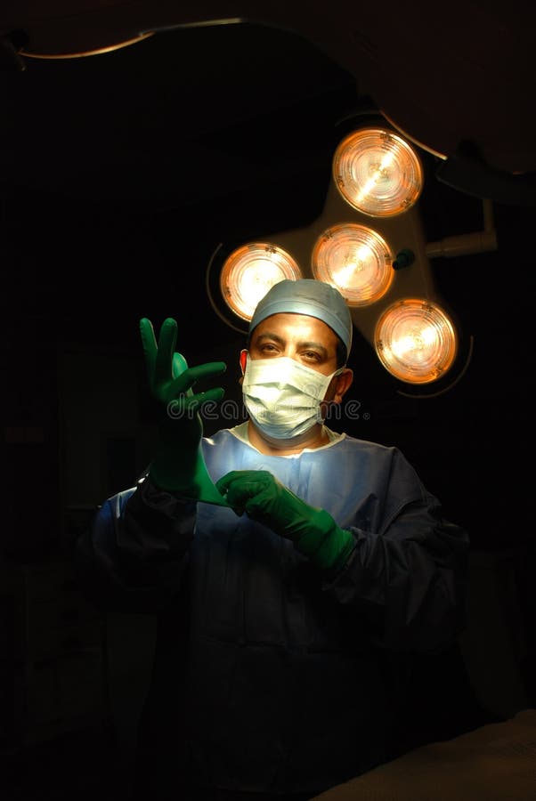 A Doctor in Operation Theatre Stock Image - Image of operation, surgeon ...