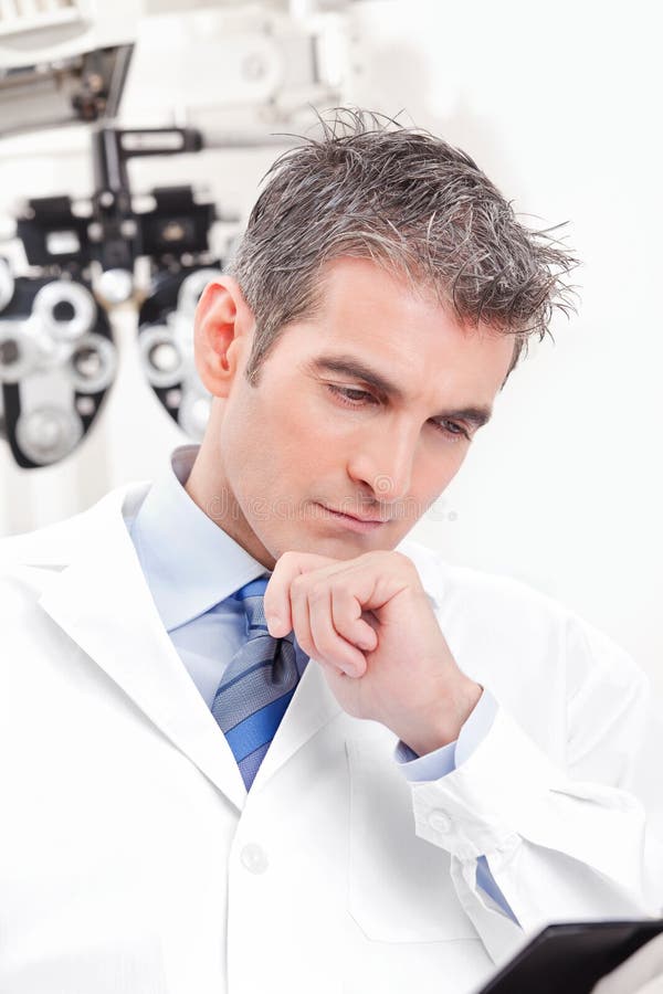 Doctor in Ophthalmology Clinic Stock Photo - Image of ophthalmologist ...
