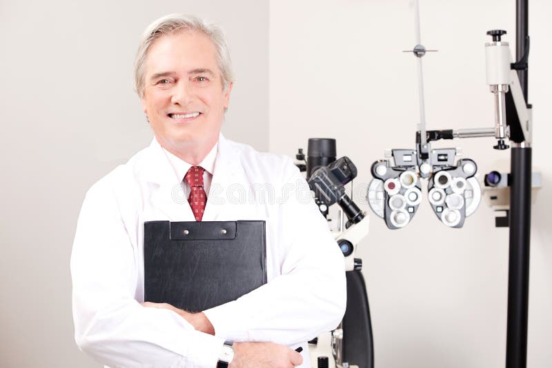 Doctor in Ophthalmology Clinic Stock Image - Image of check, optic ...