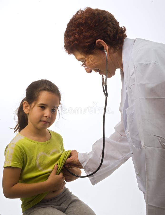 Doctor and paitent stock image. Image of girl, consultant - 6722387