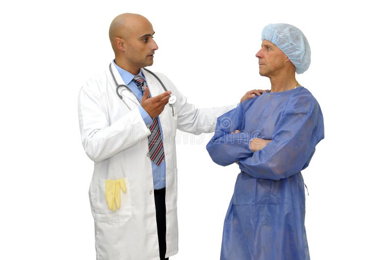 Two doctors arguing stock photo. Image of director, patient - 26554424