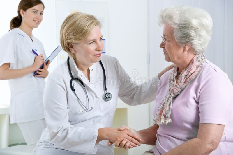 Doctor and patient stock photo. Image of doctor, assistance - 21349654