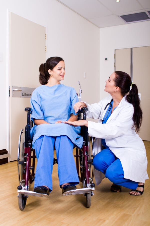 Doctor helping patient stock photo. Image of look, hospitalized - 8107062