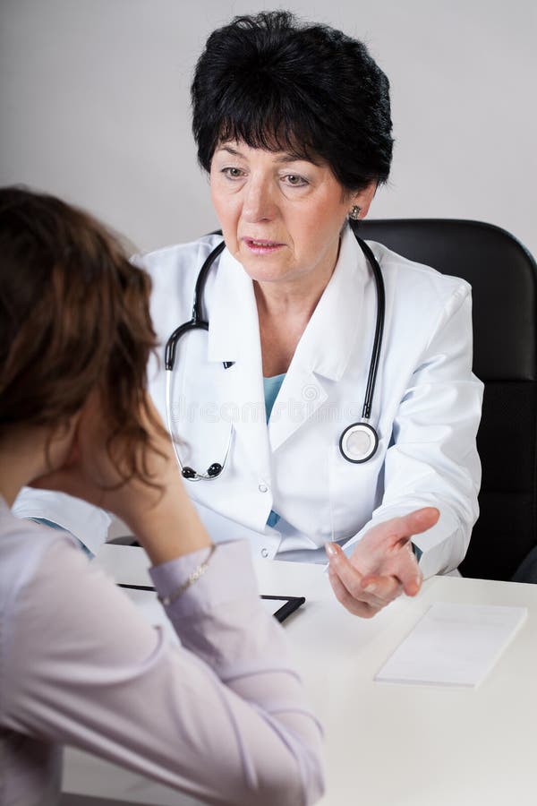 Doctor with patient stock image. Image of specialist - 38210313