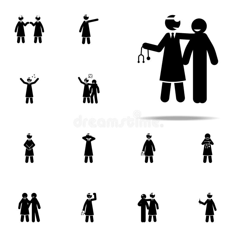 Doctor Patient Icon Stock Illustrations – 99,232 Doctor Patient Icon ...