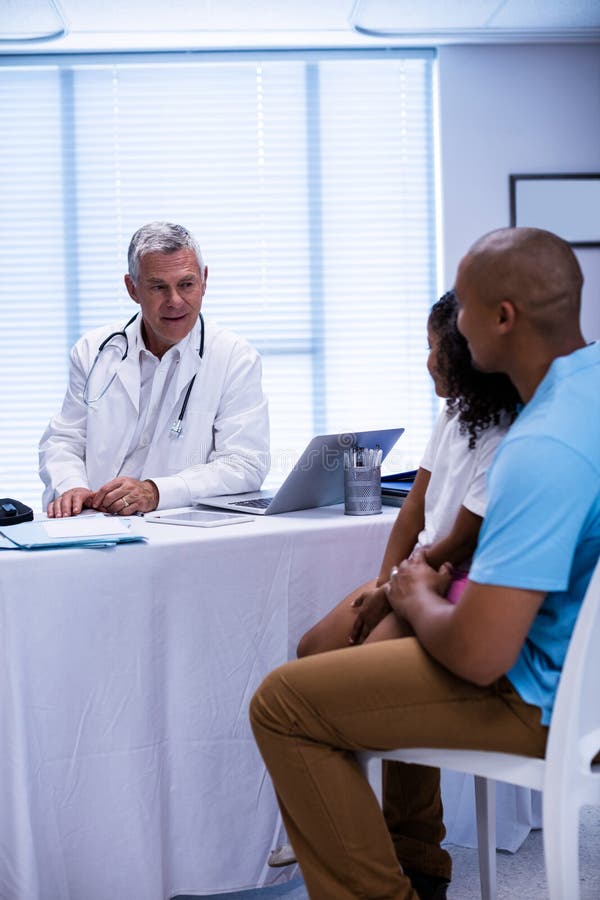 Doctor and Patient Interacting with Each Other Stock Photo - Image of ...