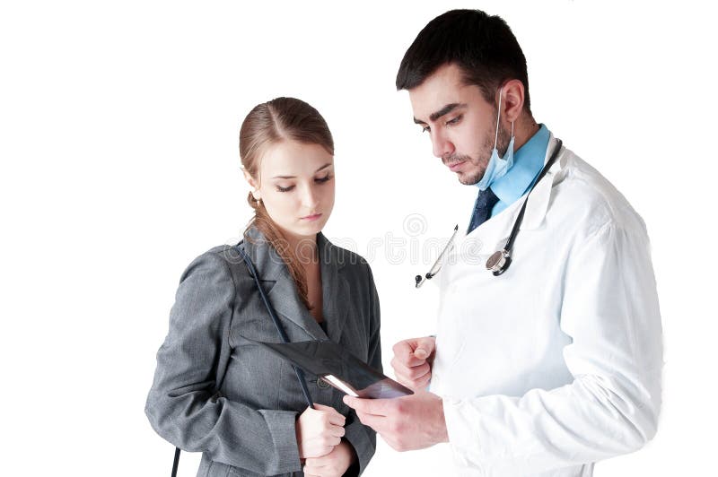 Two doctors arguing stock photo. Image of director, patient - 26554424