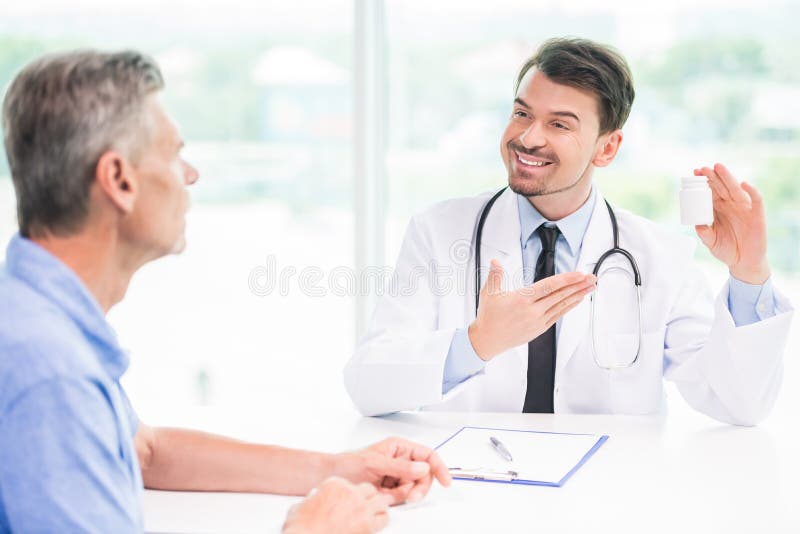 Doctor and patient stock image. Image of consultation - 55797163
