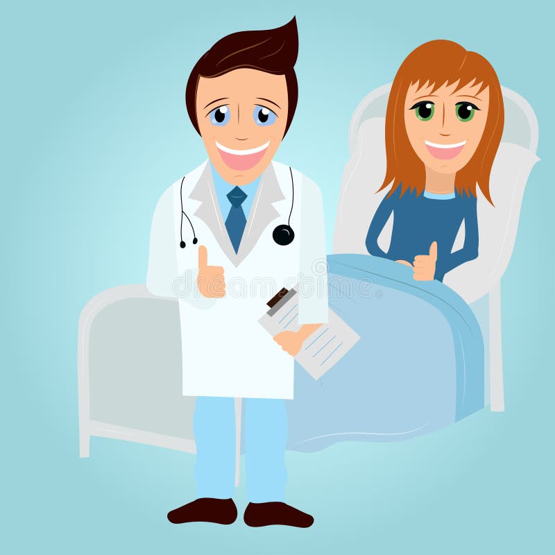 Doctor and patient stock vector. Illustration of people - 49885051