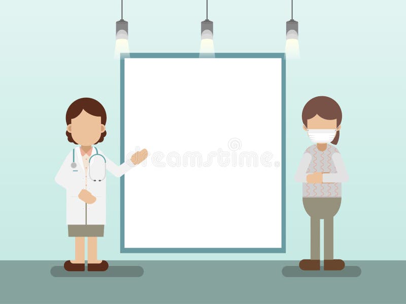 Doctor with Patient Wear Mask Stock Vector - Illustration of mask ...