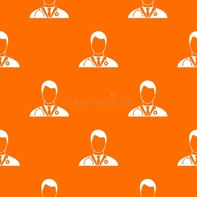 Doctor Pattern Seamless Black Stock Vector - Illustration of pattern ...