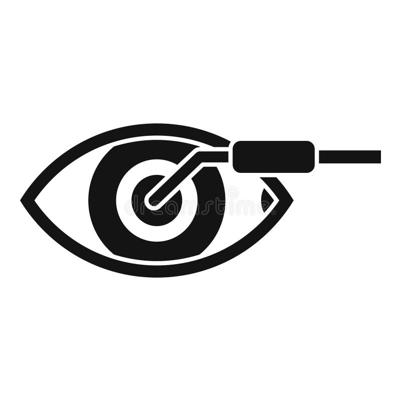 Doctor Performing Laser Eye Surgery for Vision Correction Stock Vector ...