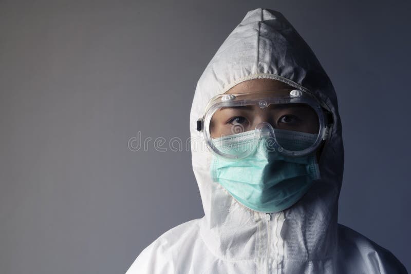 Doctor in Personal Protective Equipment or PPE. Stock Image - Image of ...
