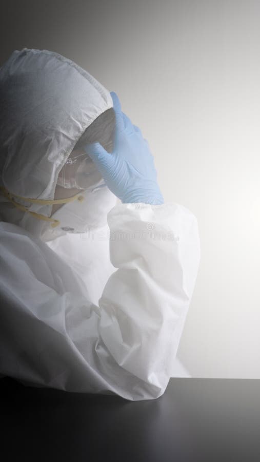 Doctor in Personal Protective Equipment or PPE. Stock Image - Image of ...