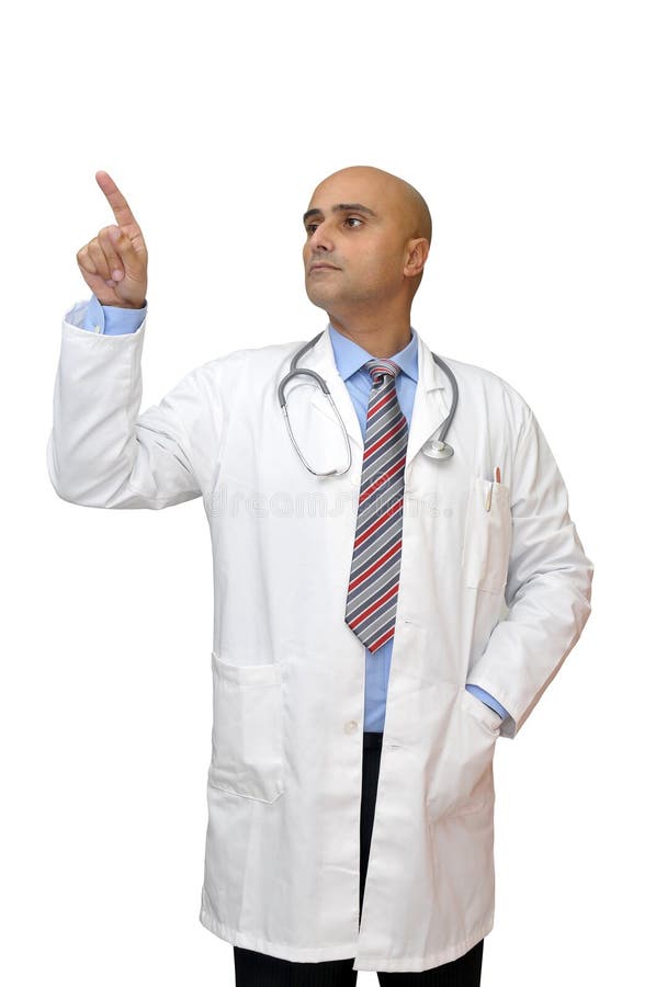 Doctor pointing stock image. Image of person, profession - 19360205