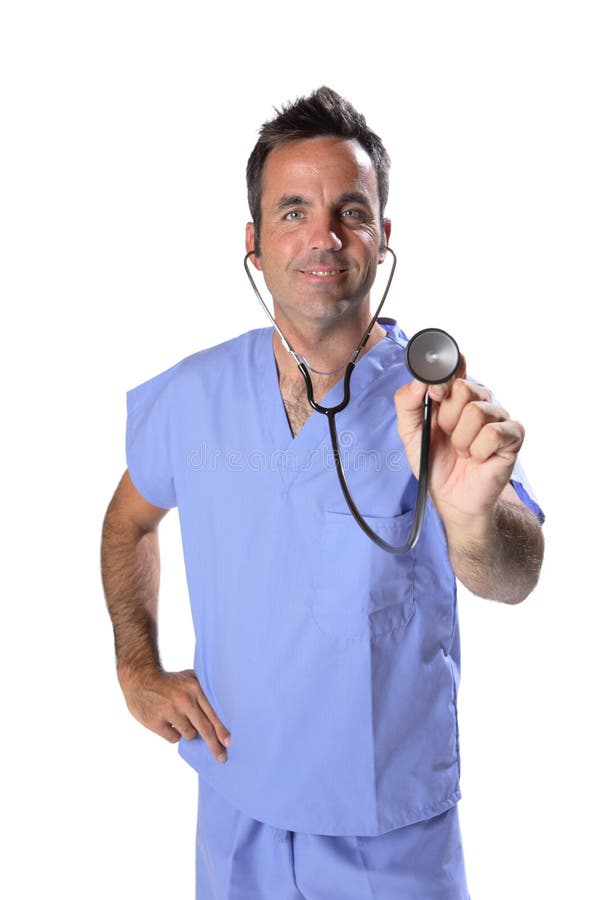 Doctor Portrait stock photo. Image of isolated, care, hospital - 3251956