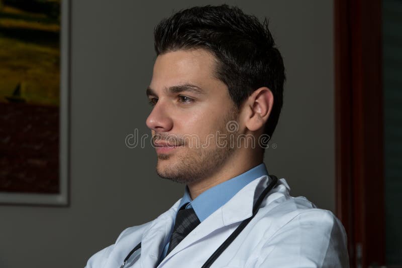 Doctor Portrait stock photo. Image of happiness, health - 43499552