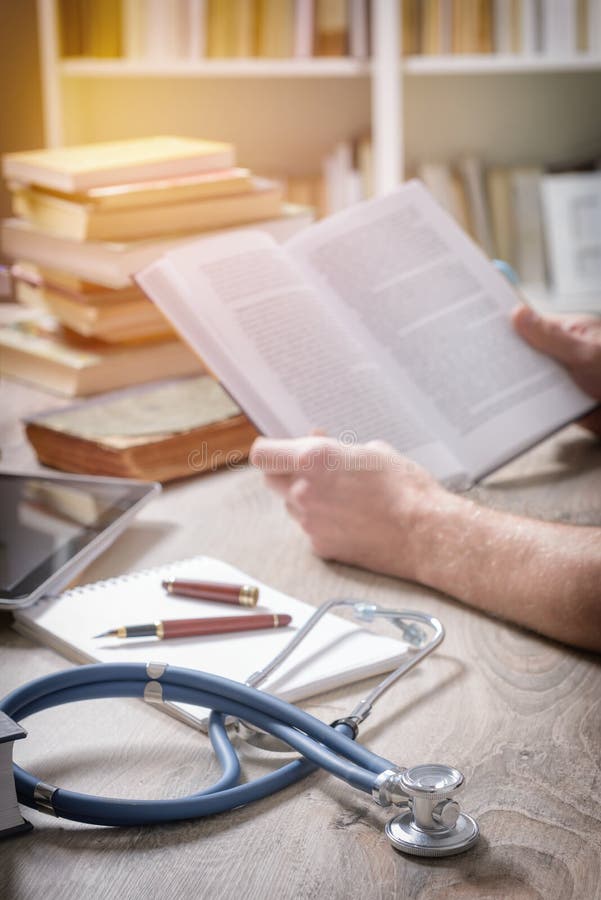 Doctor is Preparing for the Exam Stock Photo - Image of education ...