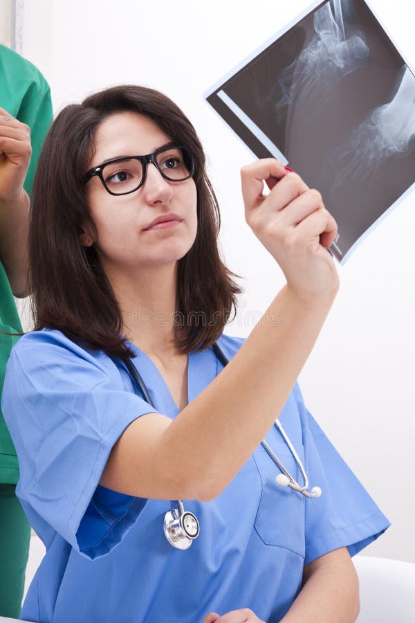 Doctor with radiography stock image. Image of conceptual - 70742935