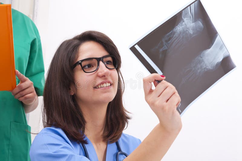 Doctor with radiography stock photo. Image of insurance - 70743114