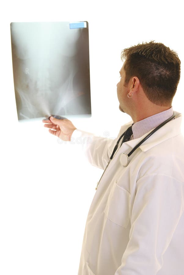 Doctor with X-ray stock image. Image of xray, stethoscope - 14390037